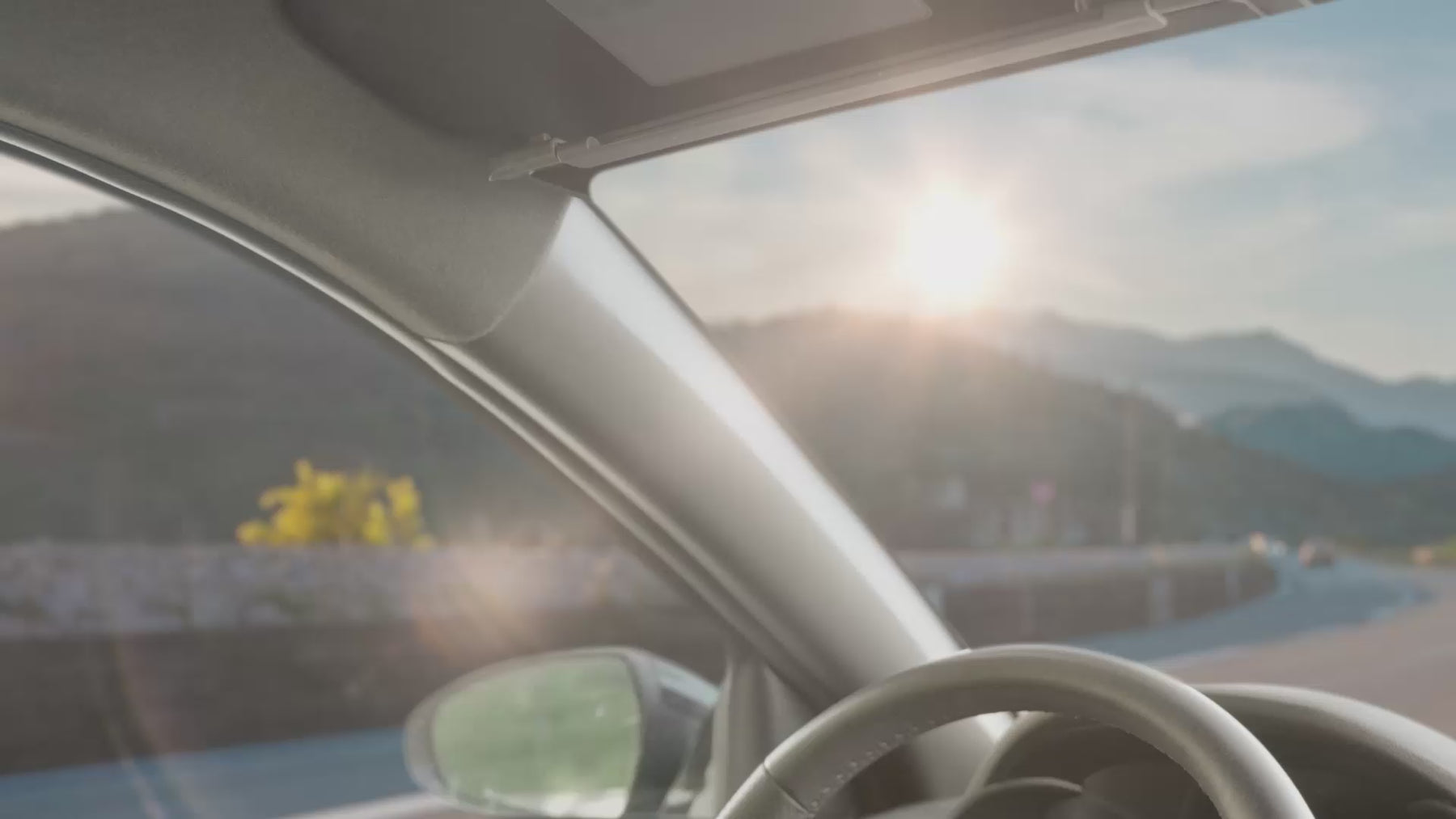 The ADDVISOR Plus | Shade + Polarized Tinted Sun Visor| Car/Truck/SUV