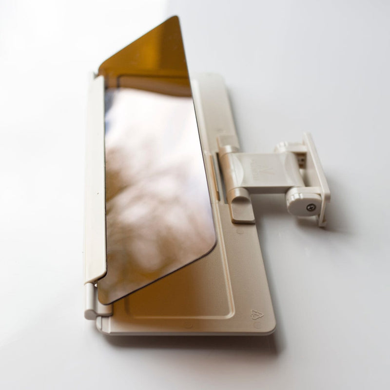 The ADDVISOR Plus | Shade + Polarized Tinted Sun Visor| Car/Truck/SUV